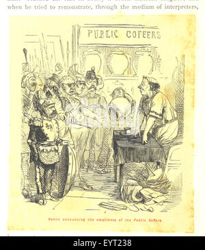 Illustration from 'The Comic History of Rome,' showcasing a humorous ...