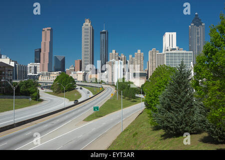 FREEDOM PARKWAY DOWNTOWN SKYLINE ATLANTA GEORGIA USA Stock Photo - Alamy