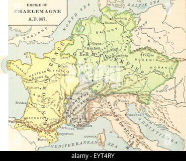 This map from 'Outlines of Universal History' illustrates key ...