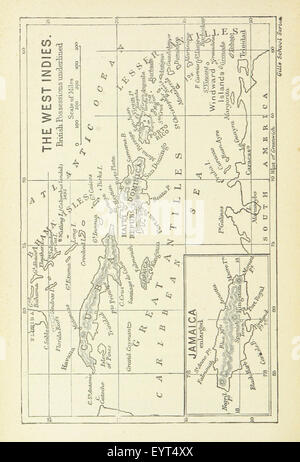 Photograph from 'Gill's Imperial Geography,' showing a map illustrating ...
