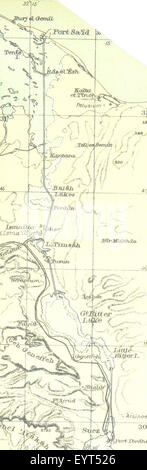 An image from the 'Orient Line Guide', detailing travel routes and ...