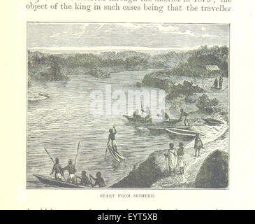 This page depicts Africa, illustrating explorers, expeditions, rivers ...