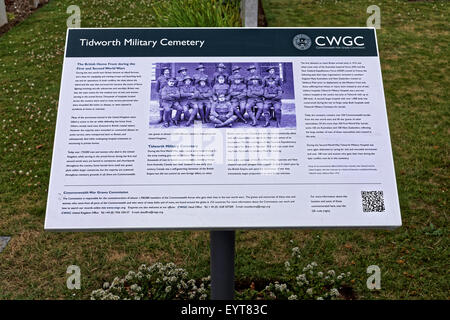 Commonwealth War Graves commission plaque on the churchyard wall of St ...