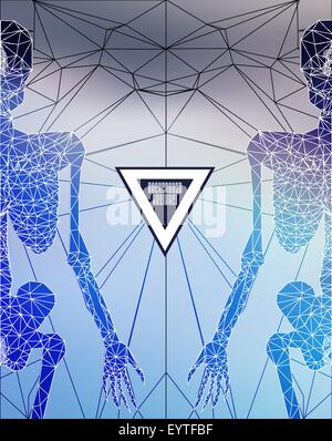 Abstract polygonal skeleton Stock Vector Image & Art - Alamy