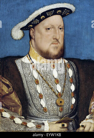 Hans Holbein the Younger - Portrait Henry Viii Stock Photo - Alamy