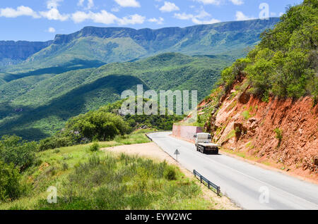 Serra da Leba, a mountain range in Angola featuring the impressive Leba ...