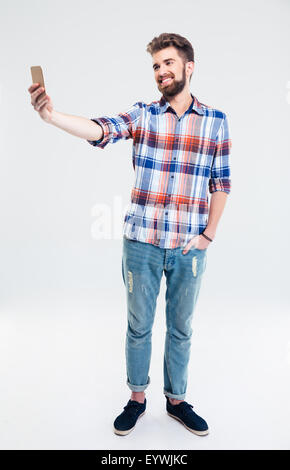 Full length photo of pretty funny schoolgirl dressed yellow outfit ...