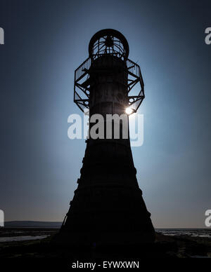 Whitford lighthouse north Gower A cast iron lighthouse built in 1865 to ...
