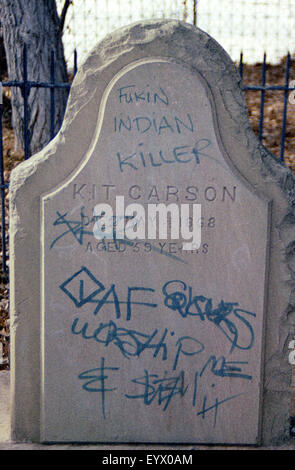 New Mexico, Kit Carson’S Grave Stock Photo - Alamy