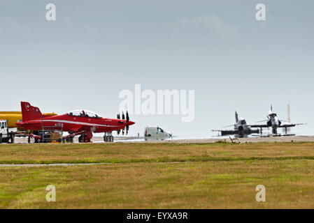 Pilatus PC-21 trainer aircraft with umbrella shading cockpit Stock ...