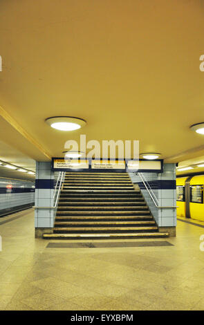 U-bahn underground tunnel in Berlin, Germany Stock Photo - Alamy