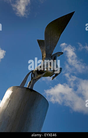 Steel Pegasus Sculpture Stock Photo - Alamy