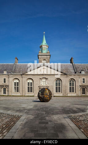 The courtyard at IMMA modern art museum housed in the Royal Hospital ...