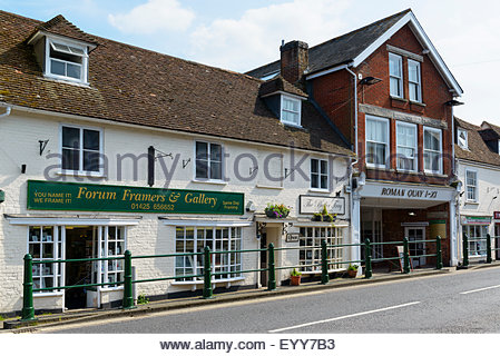 High Street, Fordingbridge, Hampshire, England, United Kingdom Stock ...