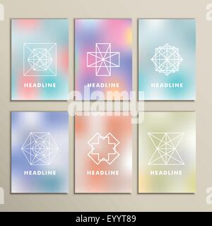 abstract figures pattern background vector illustration design Stock ...