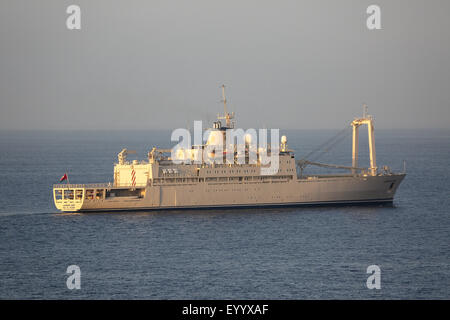 Fulk al Salamah, transport ship of the Royal Omani Navy in Muscat ...