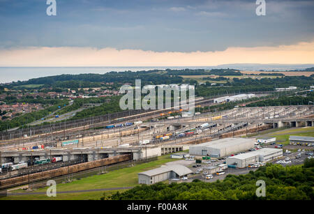 Eurotunnel Le Shuttle train England UK Stock Photo - Alamy