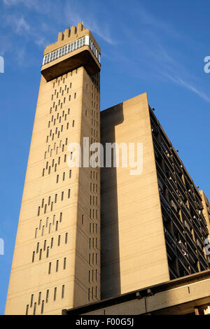 A close-view of Trellick tower Stock Photo - Alamy