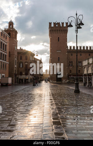 Main plaza in the downtown of Ferrara city Stock Photo - Alamy