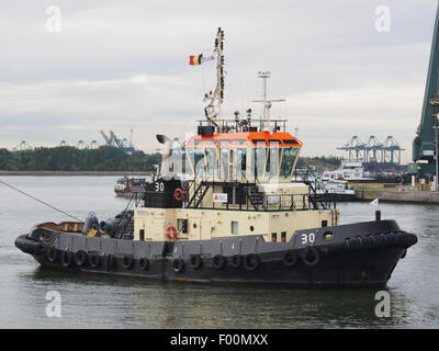The Tug 30 is a tugboat operating in the Port of Antwerp, supporting ...