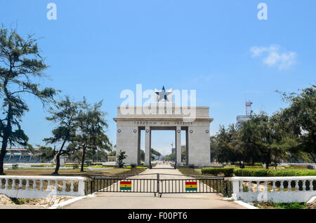 Black Star Gate, Accra, Ghana, Africa Stock Photo - Alamy
