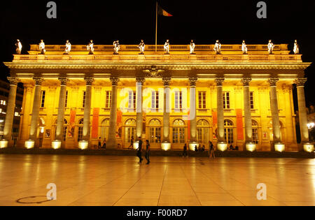 Opera National de Bordeaux (Grand Theatre), Bordeaux, France Stock ...