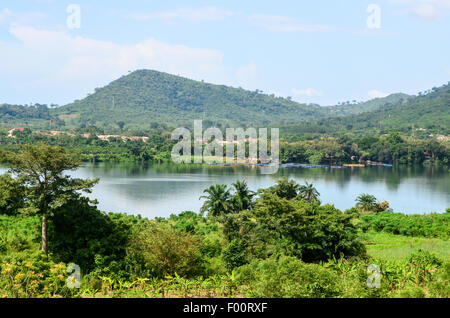 Akosombo Dam, Lake Volta, Ghana, Africa Stock Photo - Alamy