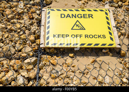 Keep off Rocks Stock Photo - Alamy