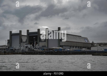 Babcock Marine docks Devonport Plymouth UK Stock Photo - Alamy