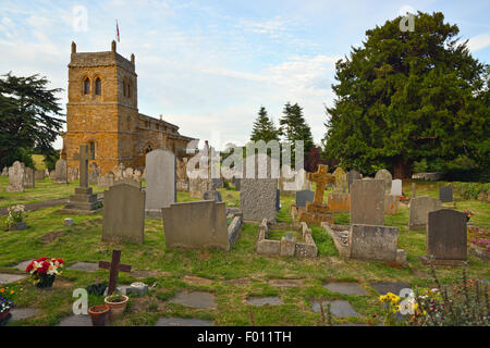Church of St Andrew, Upper Harlestone Northamptonshire UK Stock Photo ...