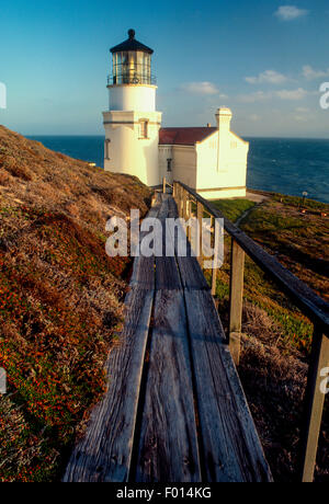 The lighthouse at Point Conception, California Stock Photo - Alamy