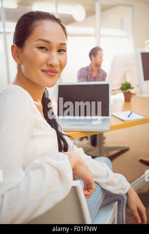 Portrait of the young smiling turned businessman isolated on a Stock ...