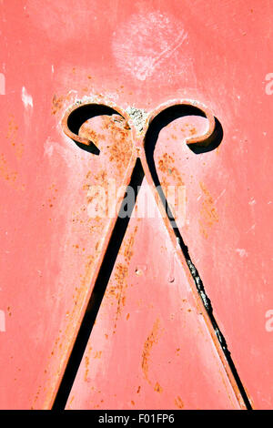 blue hinges rusty morocco in safe padlock Stock Photo - Alamy