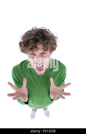 Angry man looking at camera Stock Photo - Alamy