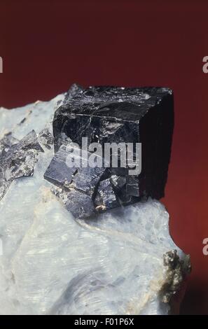 The mineral Perovskite is a calcium titanium oxide (CaTiO3). It has a ...