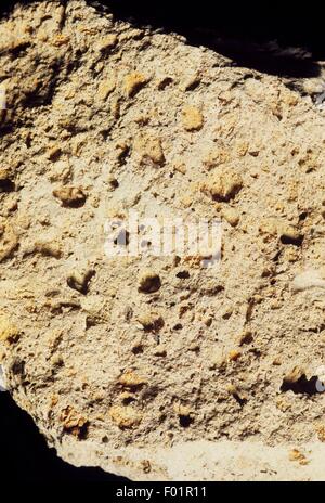 Tuff, pyroclastic sedimentary rock Stock Photo - Alamy