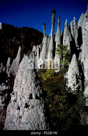 The Earth Pyramids on Renon plateau, Trentino-Alto Adige, Italy Stock ...