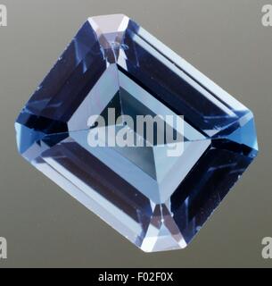 Topaz, silicate, cut gem Stock Photo - Alamy