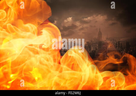Composite image of fire Stock Photo - Alamy