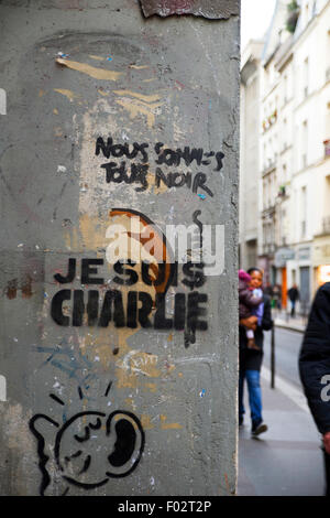 Paris, France., French Wall, Street Art, Graffiti Illustration, in ...