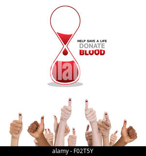 Composite image of blood donation Stock Photo - Alamy