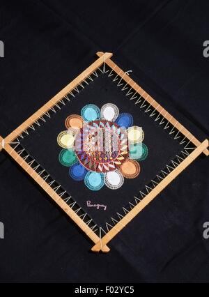 Handmade Nanduti lace, Itaugua, Paraguay Stock Photo - Alamy
