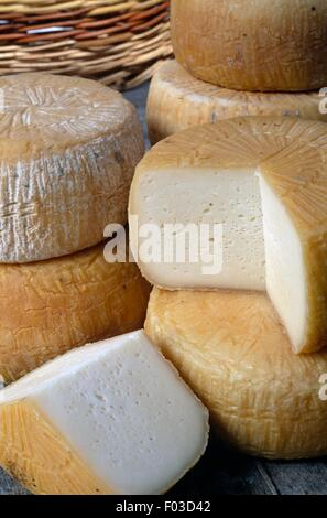 Goat's cheese, Scalea, Calabria, Italy Stock Photo - Alamy
