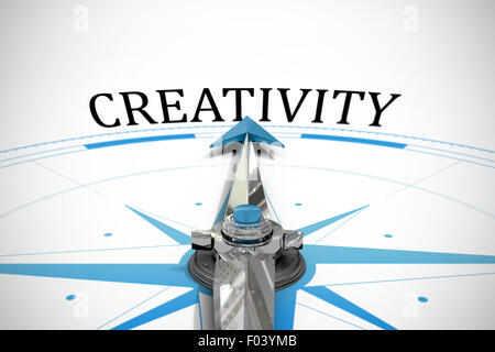 Creativity against compass Stock Photo - Alamy
