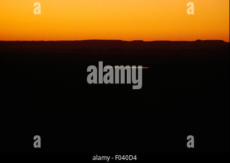 Sunset near Timimoun, Sahara Desert, Algeria Stock Photo - Alamy
