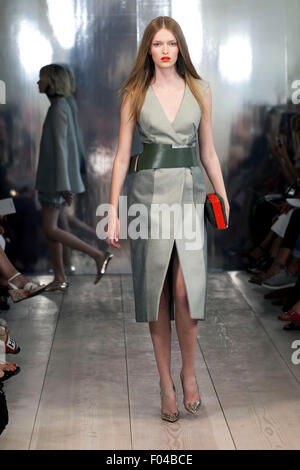 Copenhagen, Denmark, 6th Aug, 2015. A model walks the runway wearing ...