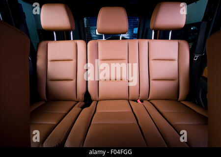 back passenger seats in modern luxury comfortable car Stock Photo - Alamy