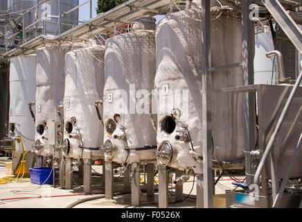food factory industry vats hygiene Stock Photo - Alamy