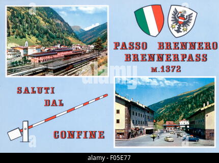 Brenner Pass - Austria / Italy Border Crossing Stock Photo - Alamy