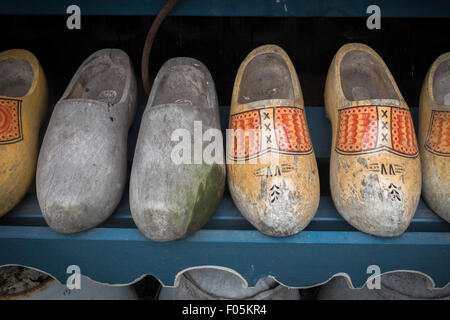 Old wooden clogs for sale in Delft, Netherlands Stock Photo - Alamy
